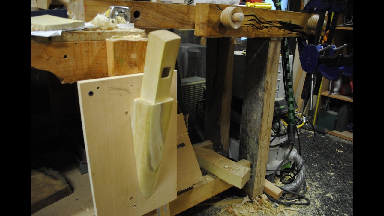 Black Locust Wall Table - Mounting Experiments - YouTube