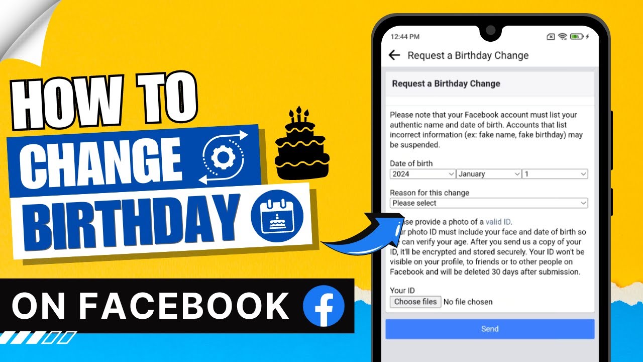 How to Change Birthday on Facebook 2024 | Change Date of Birth on ...