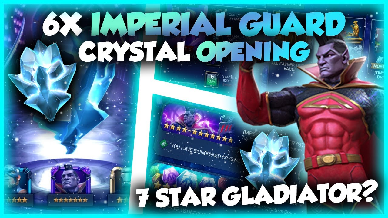 7 STAR GLADIATOR HUNTING! - 6x Imperial Guard Crystal Opening ...