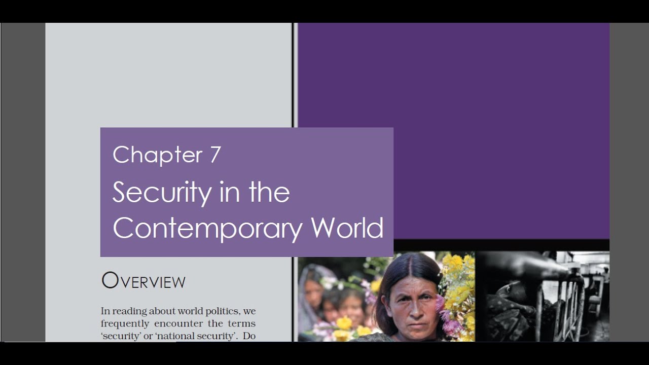 Traditional Notions of security (External) || Security in the ...