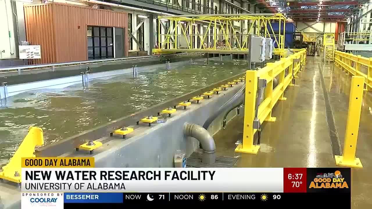 New water research facility at the University of Alabama - YouTube