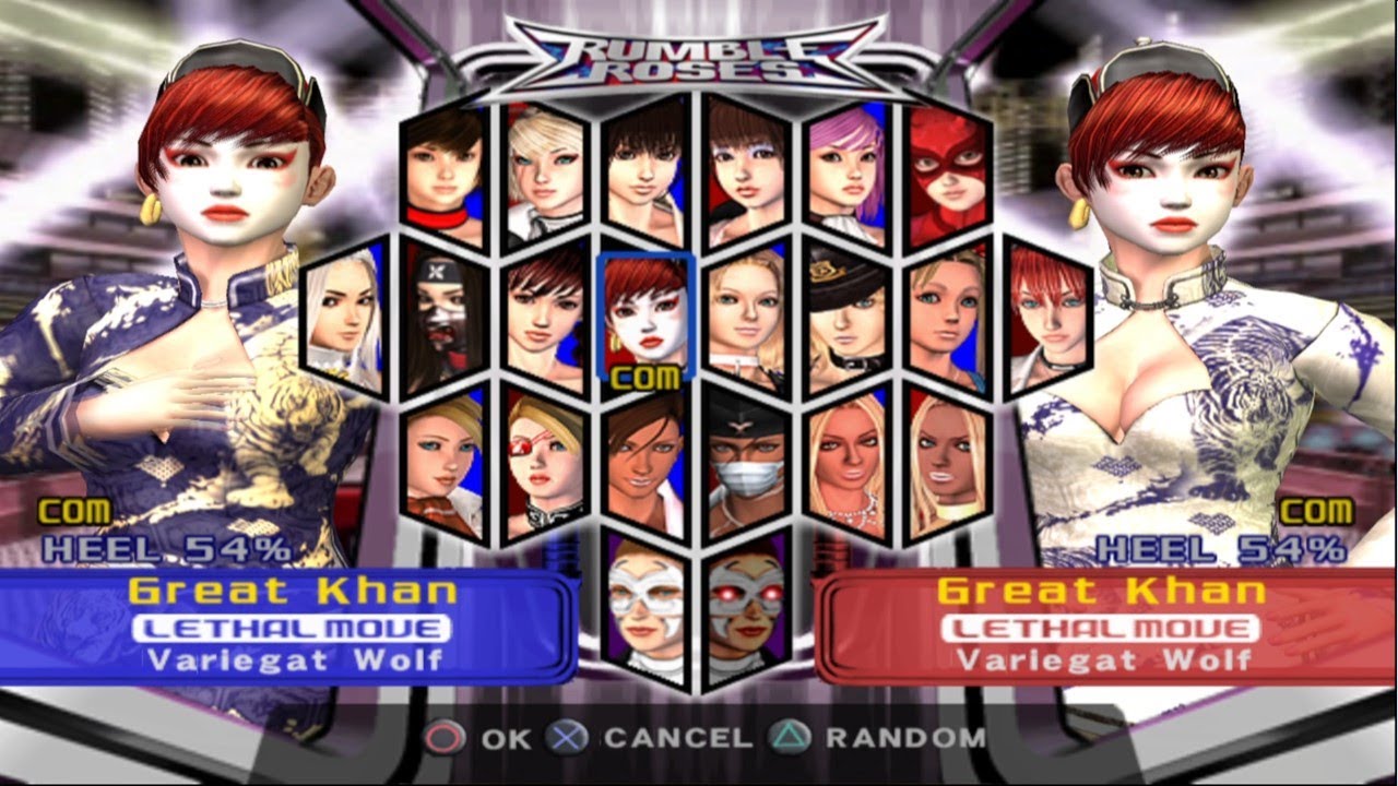 ランブルローズ グレート・カーン vs グレート・カーン OHM Rumble Rose Great Khan vs Great Khan ...