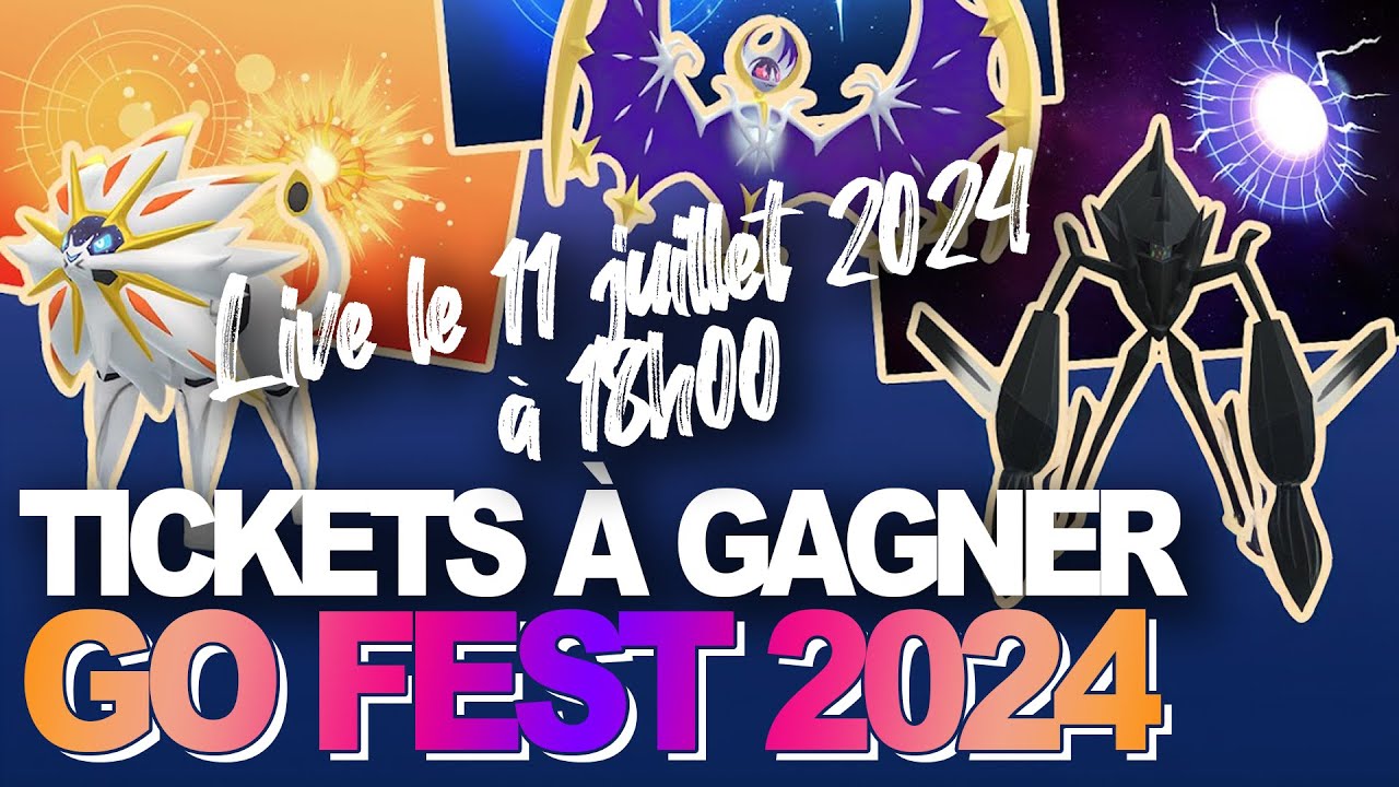 JE DONNE DES TICKETS POUR LE GLOBAL GO FEST 2024 - YouTube