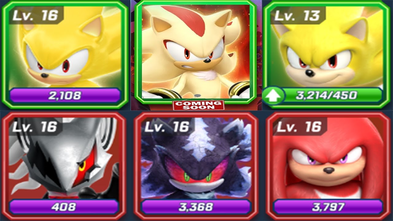 Sonic Forces - Super Shadow Coming Soon Event - All Super Runners vs ...