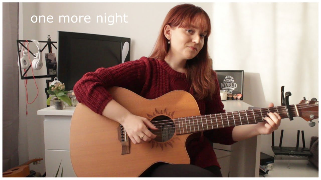 one more night - maroon 5 - guitar cover - YouTube
