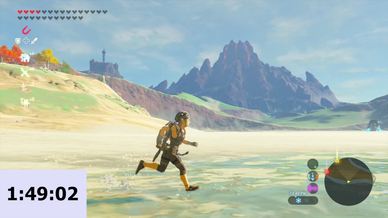 Walking The Entire Perimeter Of Zelda: BotW's Map! (3 hours, 18.5 ...