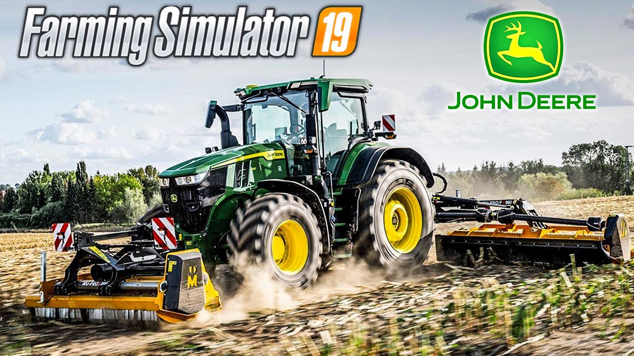Best JOHN DEERE in action on Farming Simulator 19 - YouTube