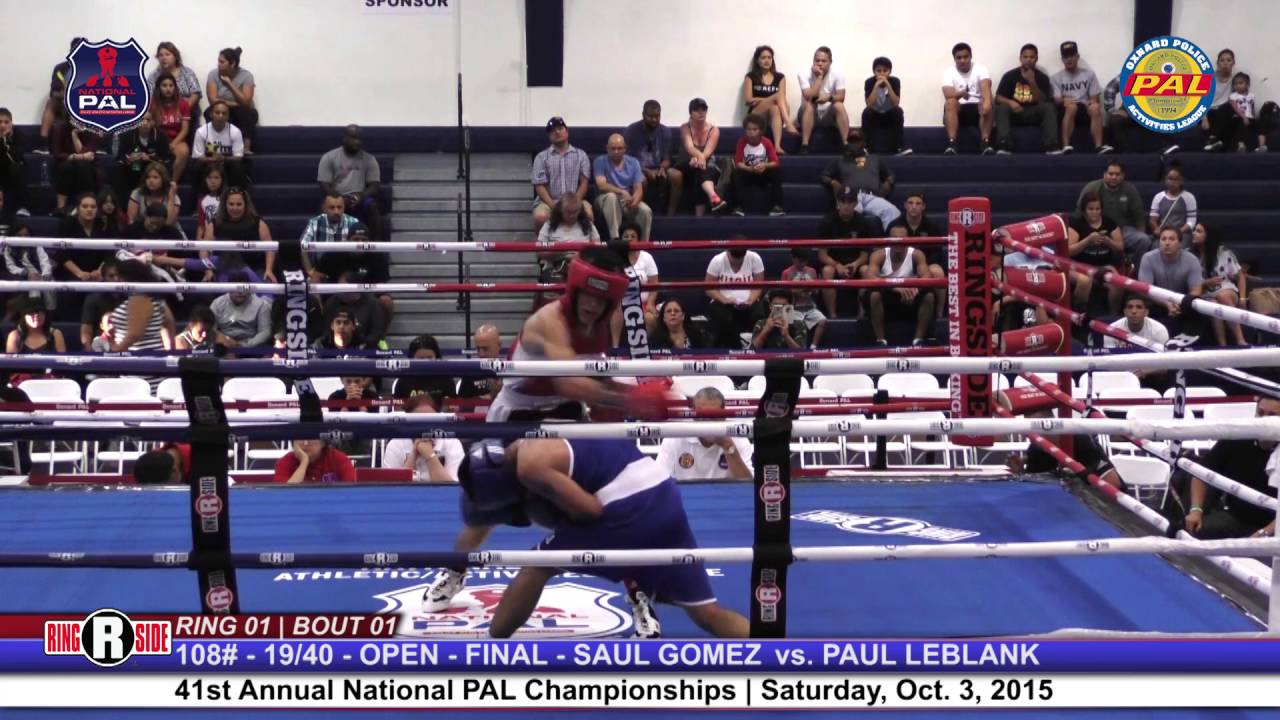 41st Nat. PAL Boxing Tournament | SAUL GOMEZ vs. PAUL LEBLANK - YouTube