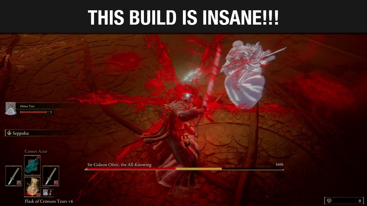 THIS BLOOD BUILD IS INSANE! - Elden Ring - YouTube