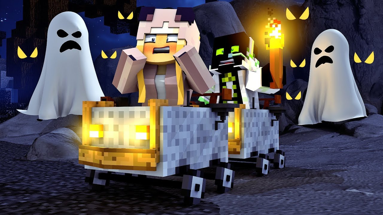 ARAZHUL UND ISY IN DER GEISTERBAHN Minecraft [Deutsch/HD] - YouTube