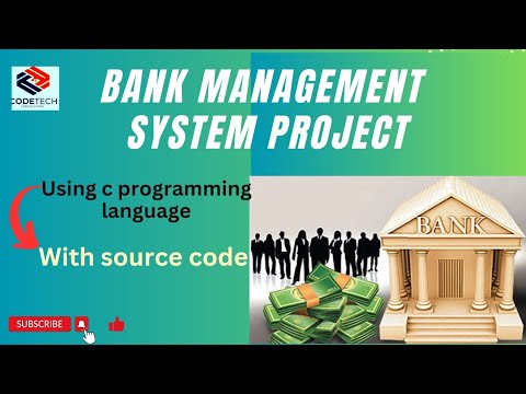 Bank management system project in c programming language #with source code#c - YouTube
