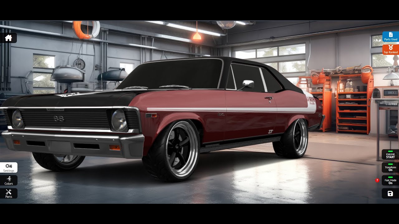 Custom Made 1968 Chevy II Nova Yenko Edition In 3DTuning - YouTube