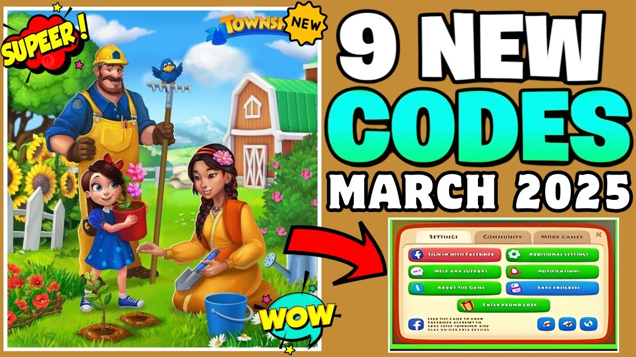 ☑️ACTIVE CODES☑️⚡MARCH⚡TOWNSHIP PROMO CODES IN MARCH 2025 - TOWNSHIP CODES 2025 - TOWNSHIP CODES ...