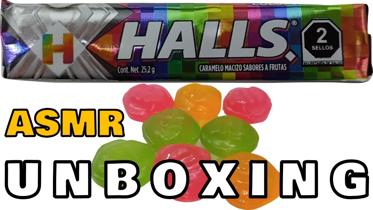 HALLS - Halls Color Fruit Flavored Candy / Halls Color Caramelo Sabor a ...
