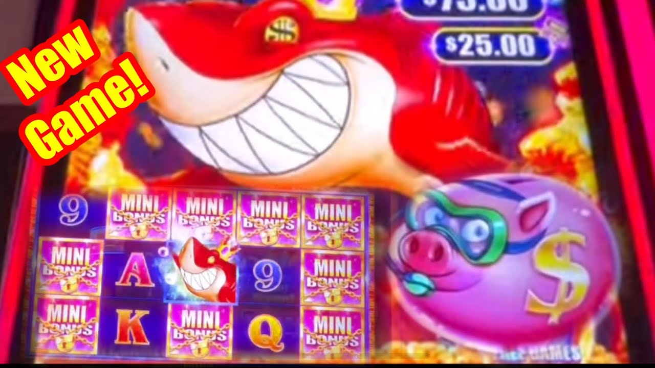 New Game! Shark Lock-Bursting Big Pigs - YouTube