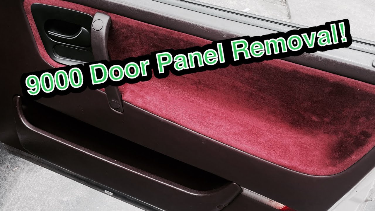 How to Remove SAAB 9000 Door Panels and Install Inserts - YouTube
