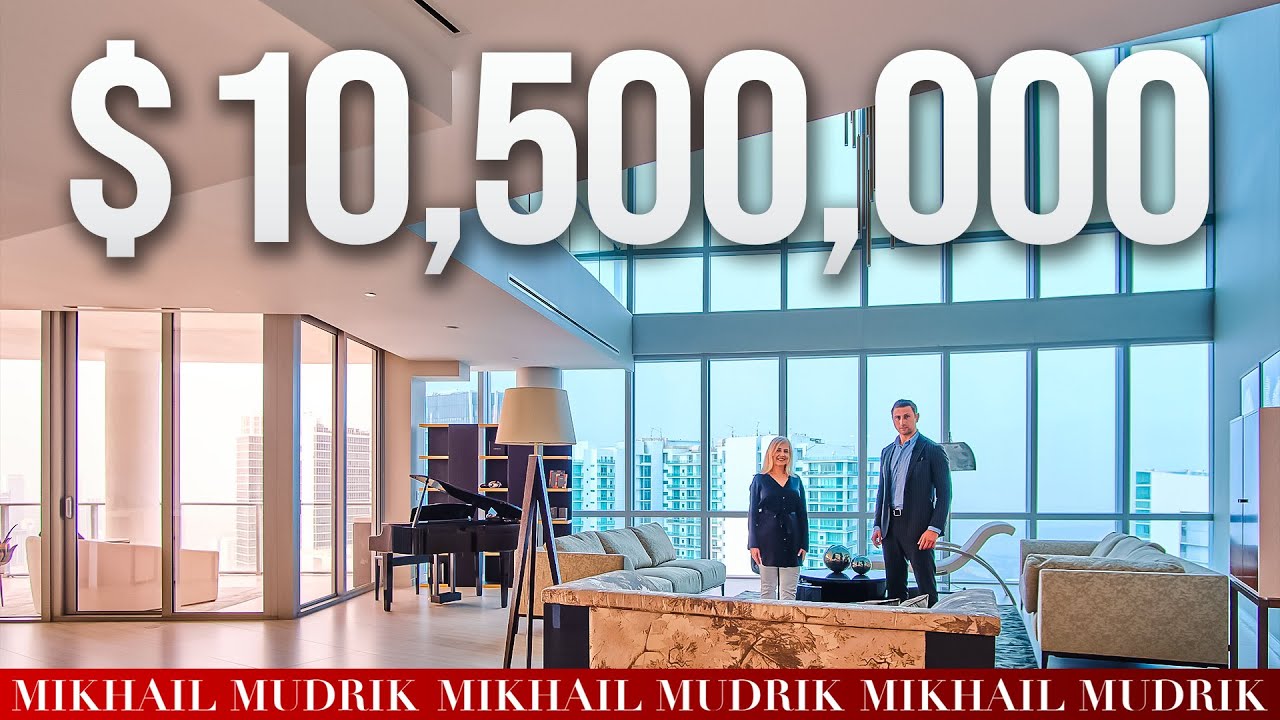 Touring the $10,5M Penthouse in Paramount Miami Worldcenter | Miami ...