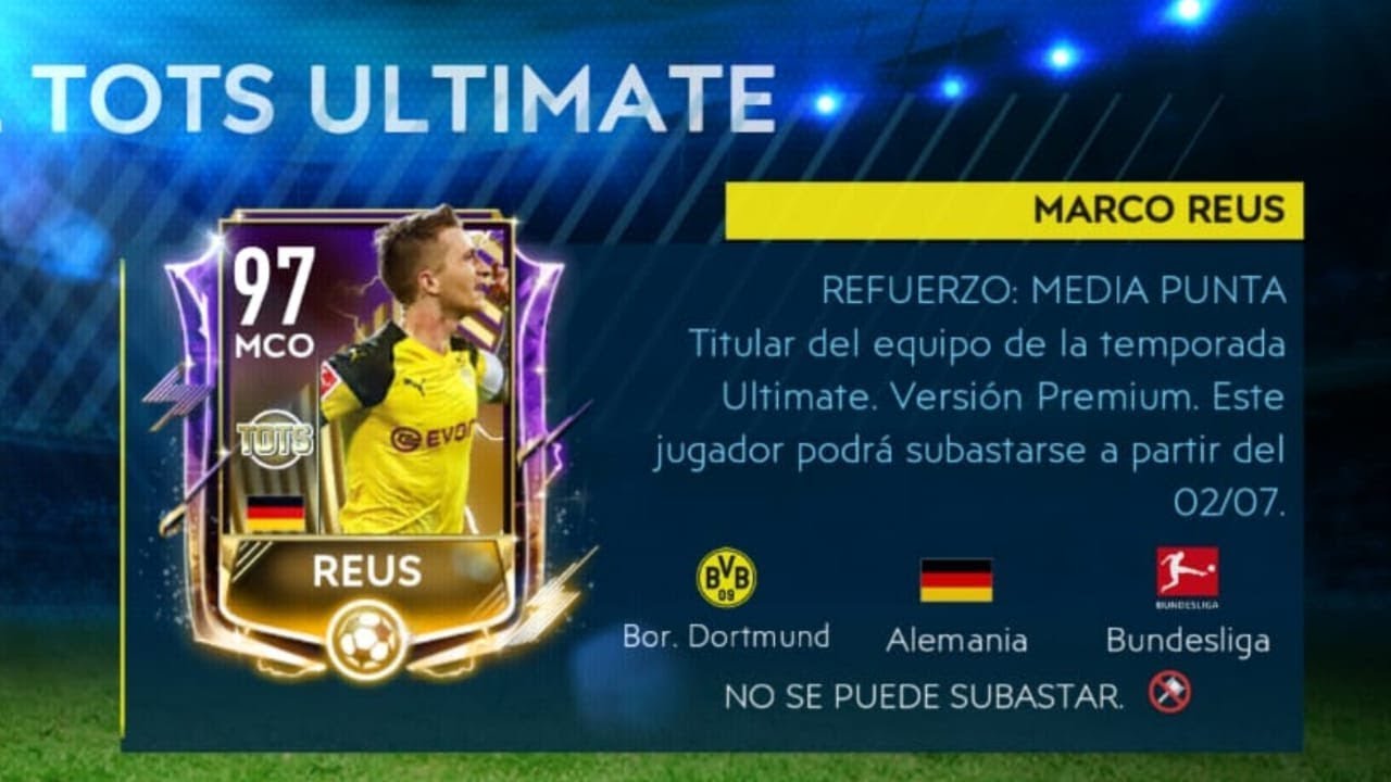 FIFA MOBILE 19 ¡REUS UTOTS 97 IN A PACK + REVIEW! ¿EL MEJOR MCO DEL ...