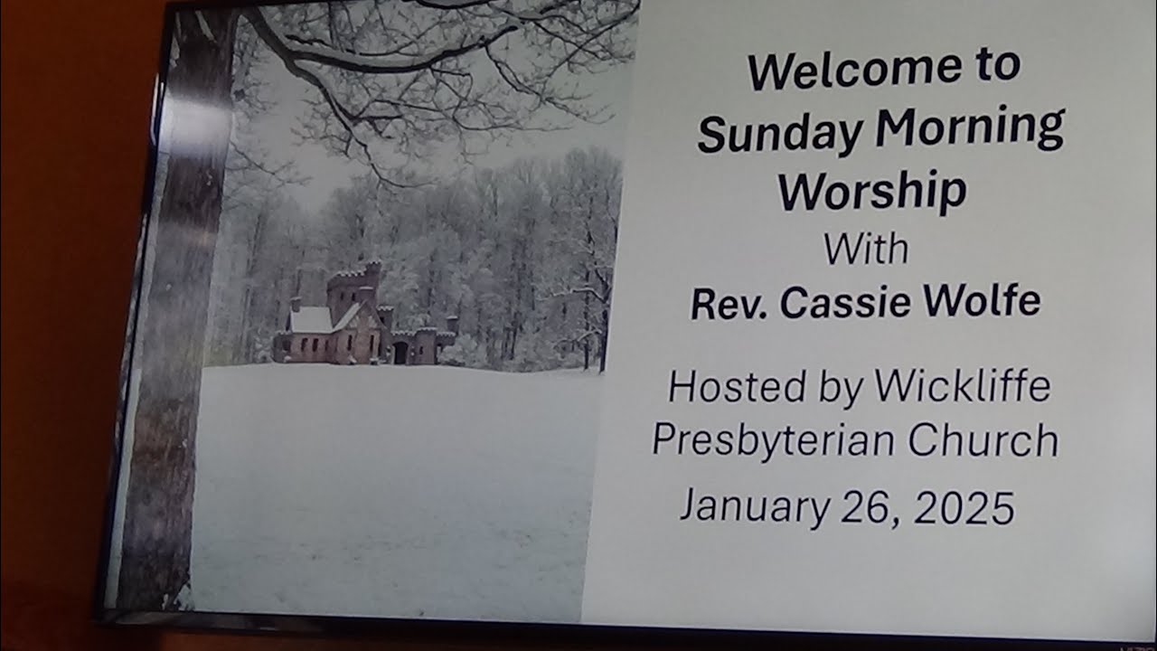 Wickliffe Presbyterian Church 1 26 20215 - YouTube
