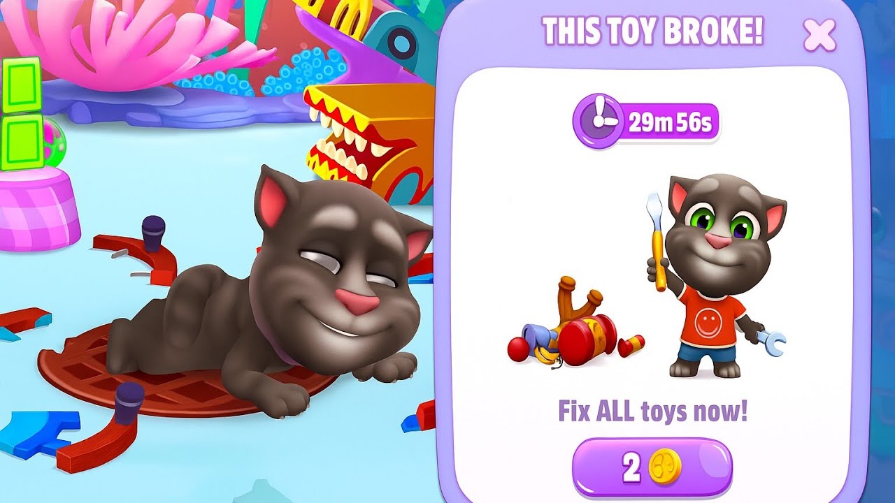 Talking Tom’s Toy Trouble – Fix It Fast! - YouTube