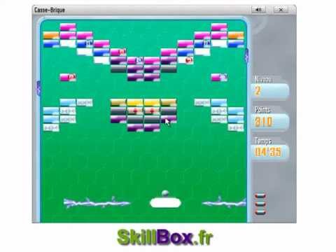 Casse briques - jeu en ligne de Gameduell - YouTube