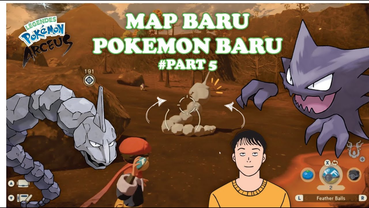 AKHIRNYA MAP BARU PASTI POKEMON BARU PART 5 - POKÉMON LEGENDS ARCEUS ...