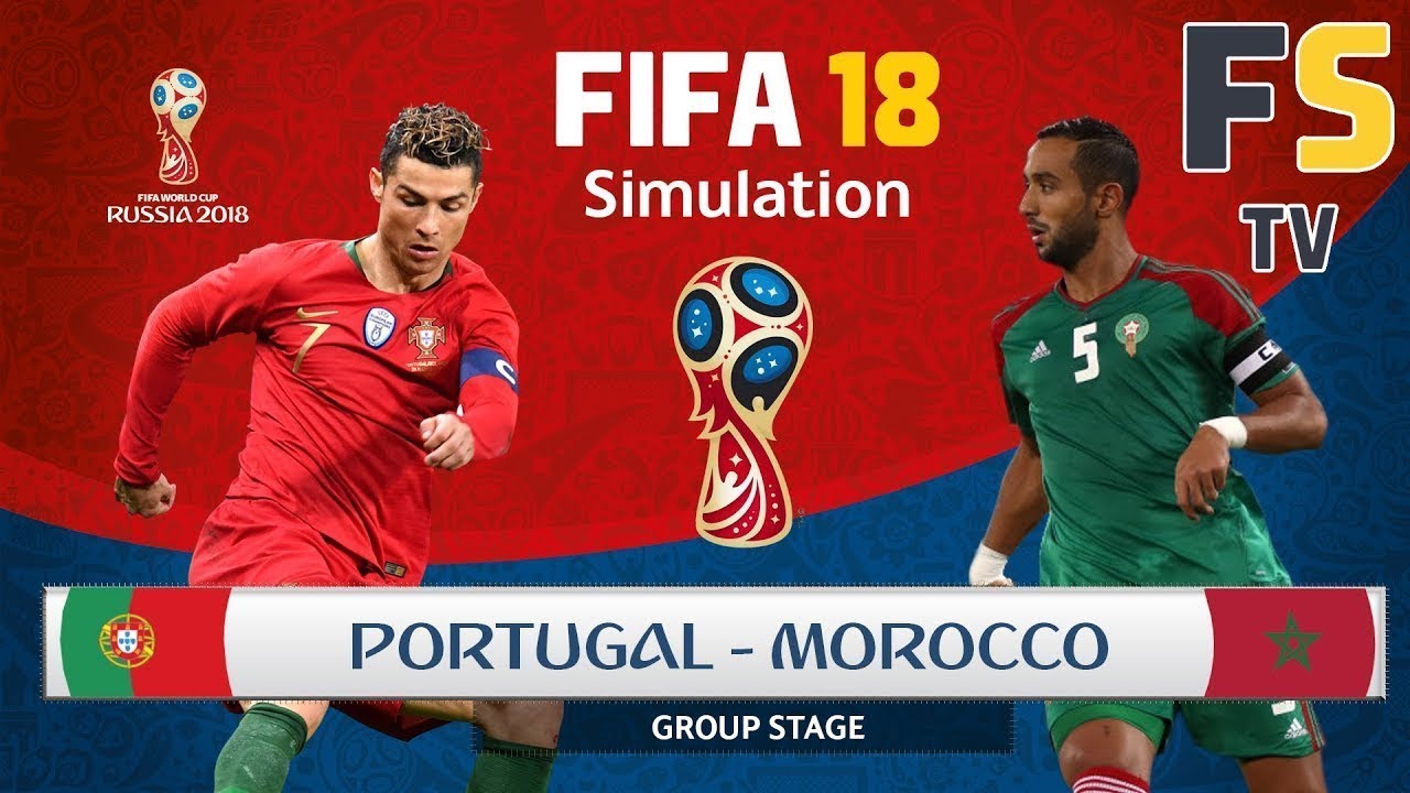 PORTUGAL vs. MOROCCO | 2018 FIFA World Cup Simulation Match - 1080p ️ ...