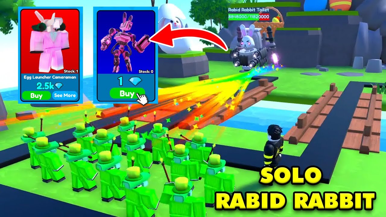 Cách Vượt Map EASTER EVENT MAP chỉ với 3 Units Trong Toilet Tower ...