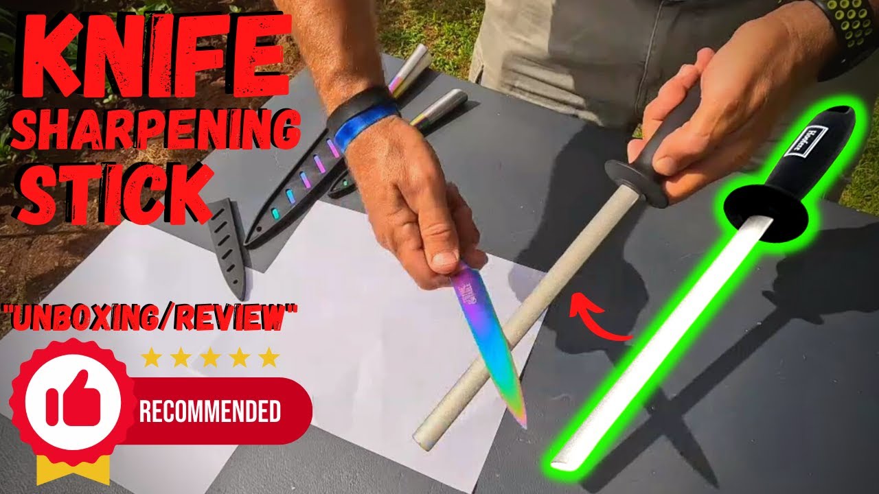 Knife Sharpening Stick Amazon - Testing/Review - YouTube