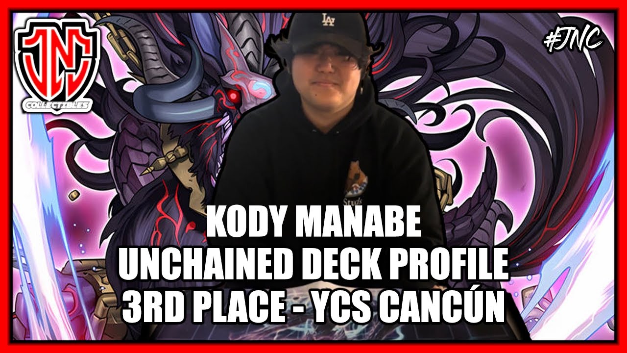 3rd Place YCS Cancun Unchained Deck Profile! ft. Kody Manabe - YouTube