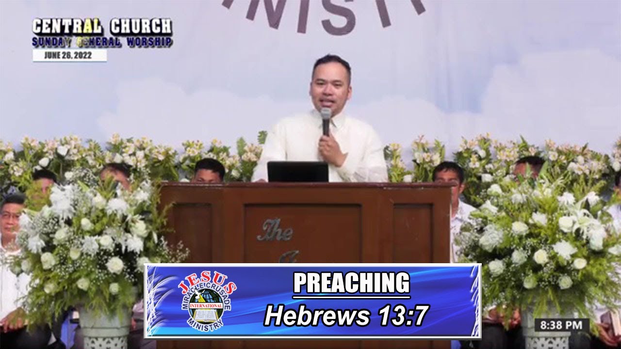 JMCIM | Preaching | Beloved Minister Wilde James Almeda Jr. | June 26 ...