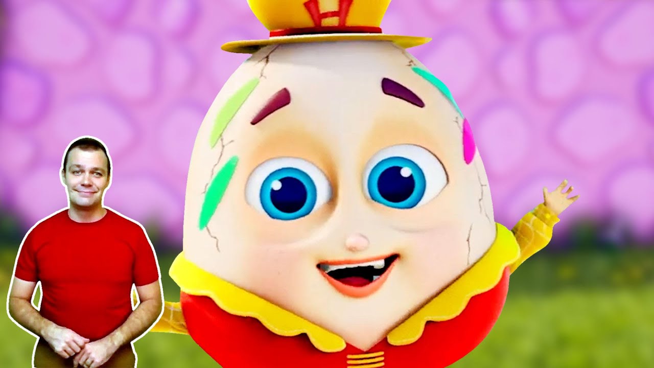 Humpty Dumpty Sat On A Wall Sign Language Song for Children - YouTube