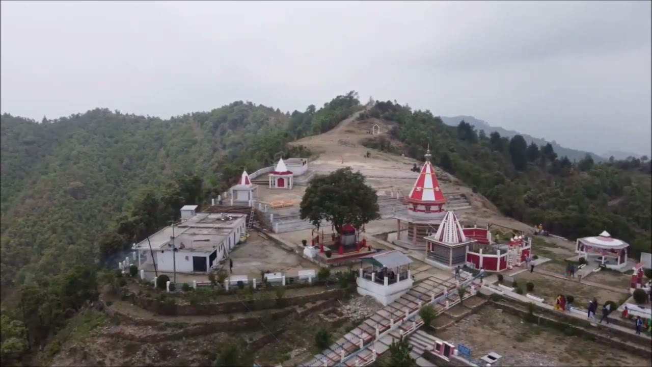Top View MahaKali Kalinka Mandir Garhwali Almora | Latest 2021 - YouTube