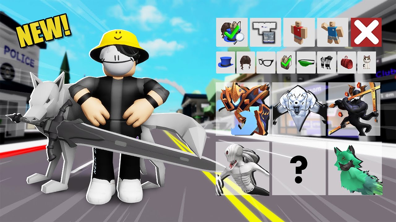 7 MONSTER BODYGUARD In Brookhaven W/ID & Accessories Name - Roblox Part ...