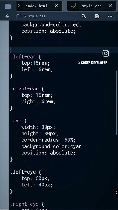 Panda Dall Face Using Html And Css ☺️ L Subscribe⏩ Coderdeveloper ⏪ For Such More Content
