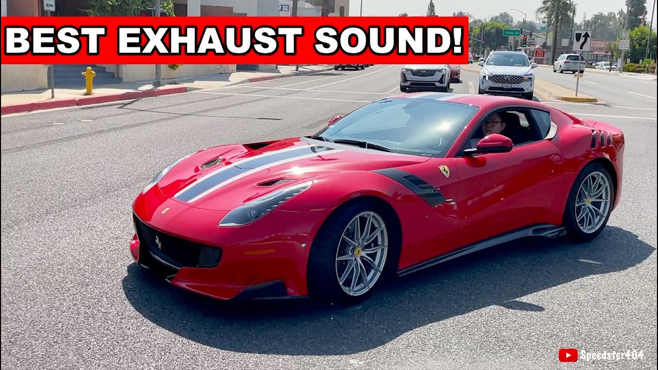 BEST Ferrari Full Throttle Exhaust Sound! LaFerrari, F12 TDF, 458 ...