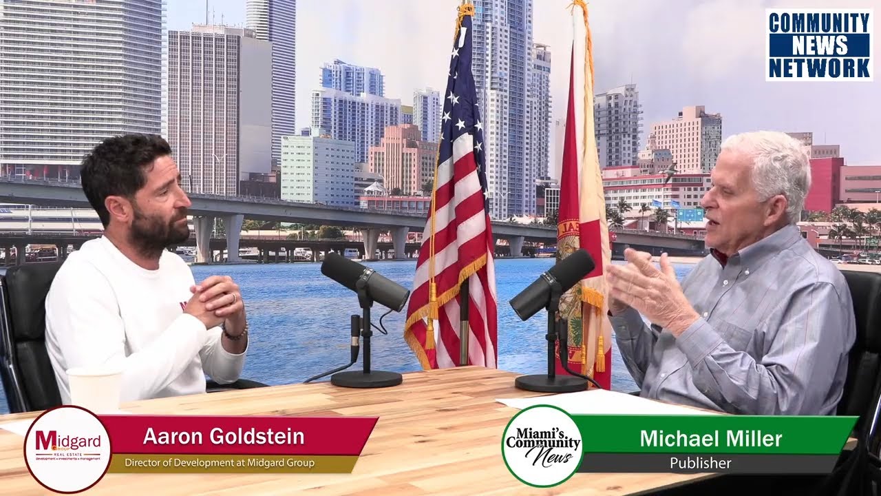 Host Michael Miller speaks with Aaron Goldstein Director of Development ...