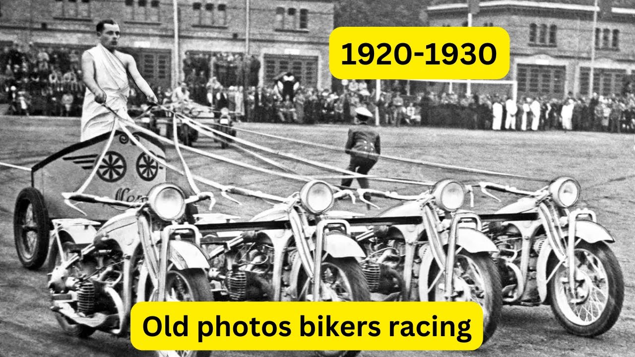 Vintage Thrills: 1920-1930 Daredevil Bikers in Motorcycle Chariots ...