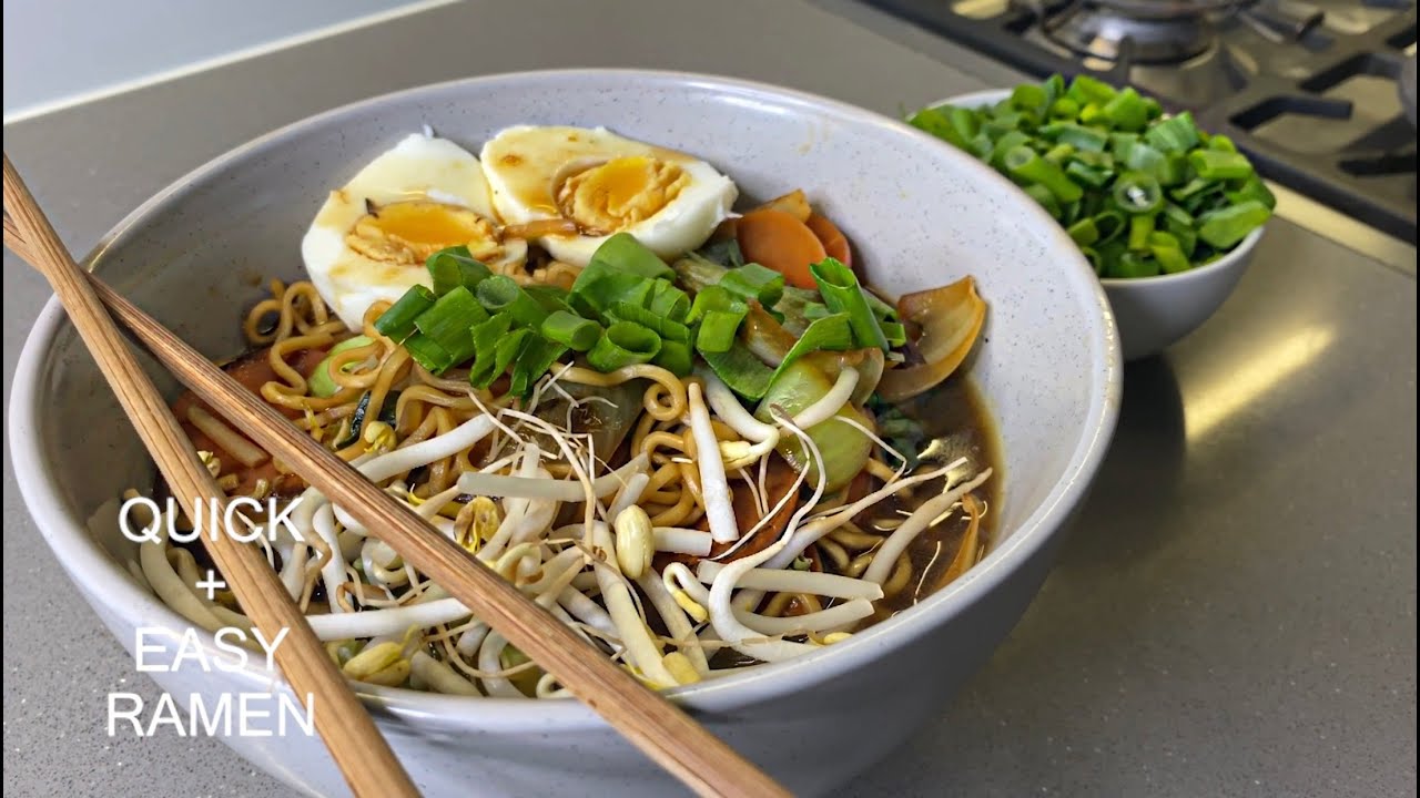 QUICK + EASY RAMEN - YouTube