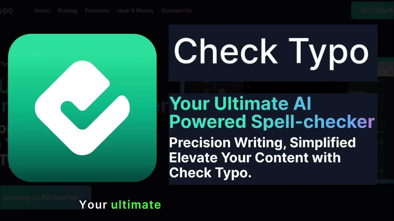 Check Typo: AI-Powered Spell-checker - YouTube