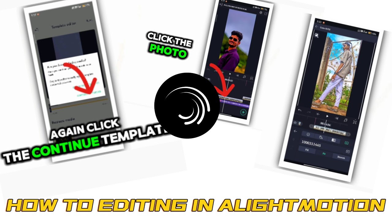 😮💯HOW TO EDITING IN ALIGHT MOTION🖇JUST ONE CLICK 💯 - YouTube