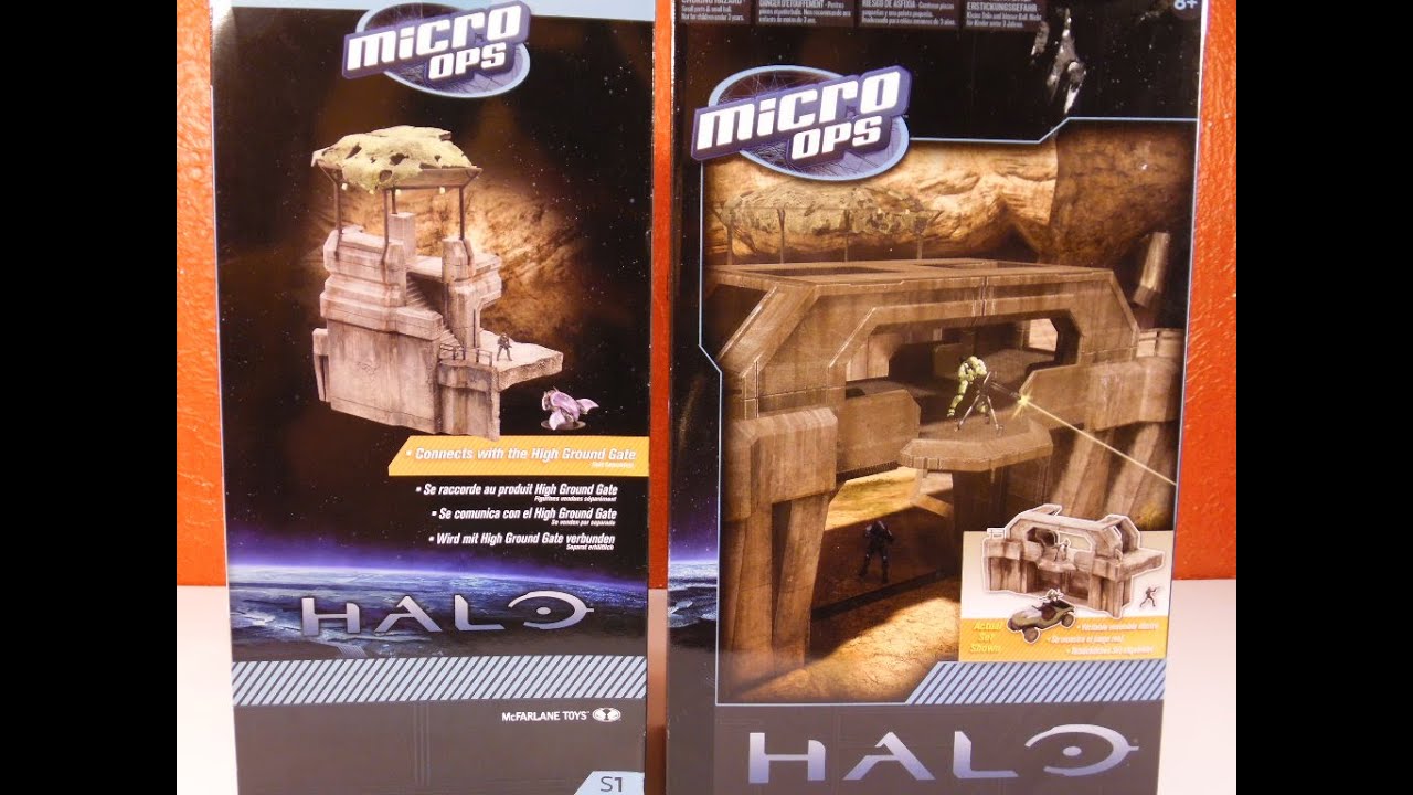 2 Halo Micro Ops Play Sets With Micro Figures, Video Game Inspired #3 ...