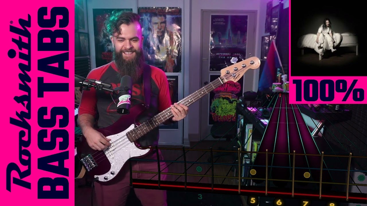 Billie Eilish－Bad Guy｜Rocksmith Bass Tabs [Drop D] - YouTube