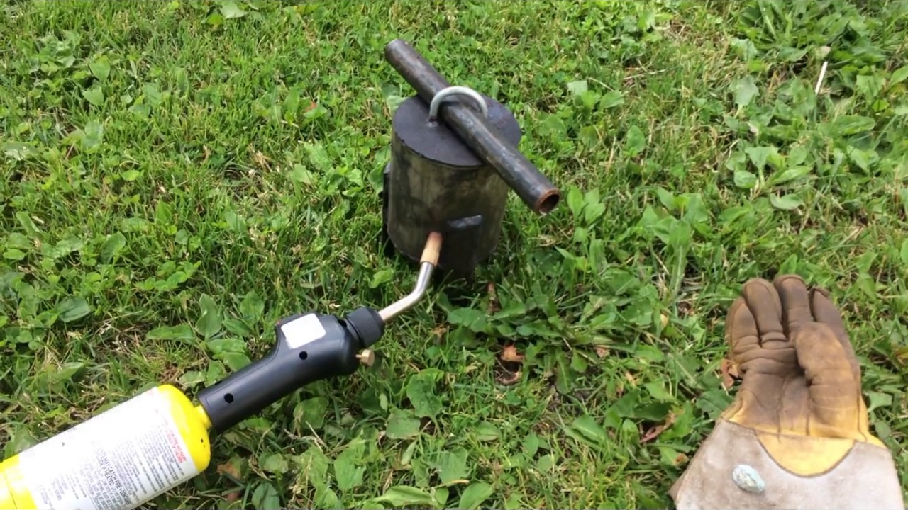 Hand Made Mini Smelter - Attempt 1 - YouTube