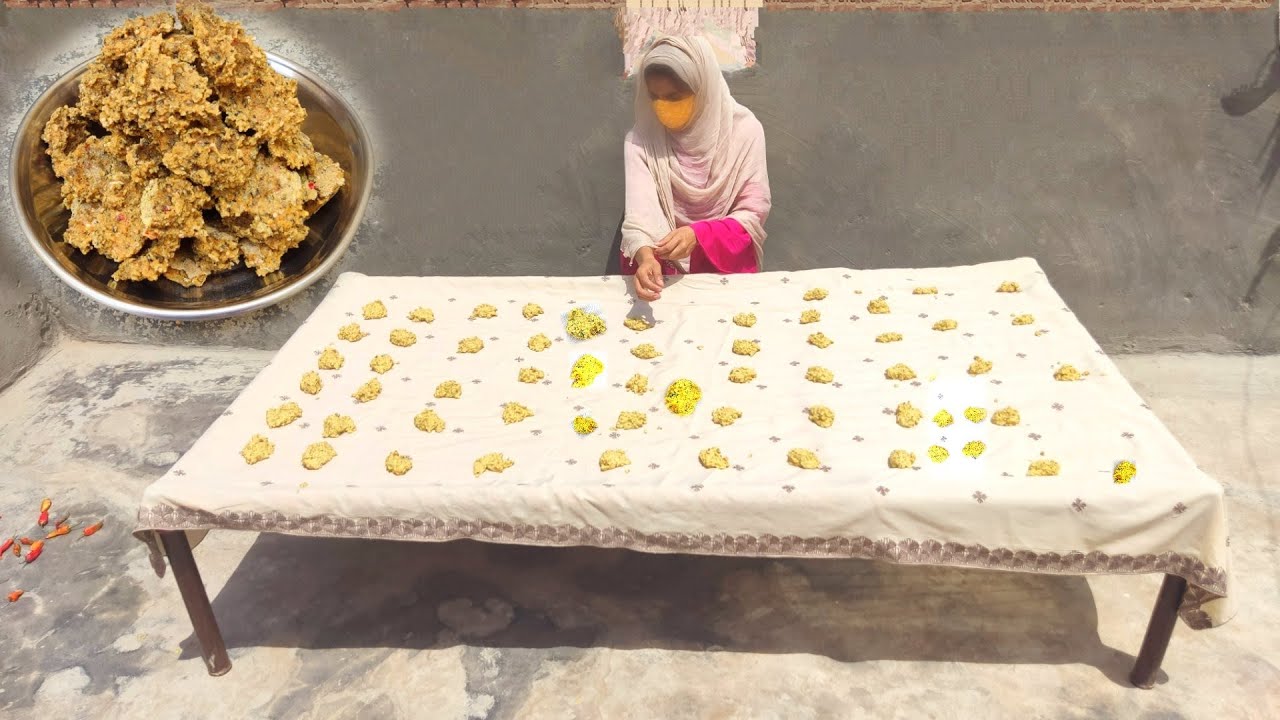 Punjabi Wadiya|| Badiya Or Wadiya|| Daal Wadiya recipe|| By Zaini food ...