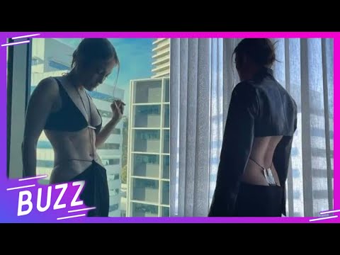 Jennifer Lopez deja poco a la imaginación con un atrevido vestido de tiras | Buzz