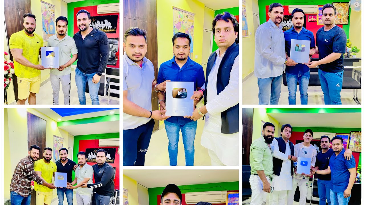 YouTube sa silver play button aaya ️ Robin Rao Desi team ️ - YouTube