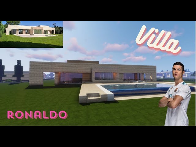 Mincraf Cr7 House Minecraft SOCCER MAP Play Football As Ronaldo Or