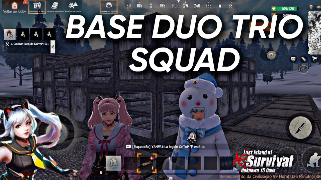 MELHOR BASE PARA DUO TRIO SQUAD - LAST ISLAND - YouTube