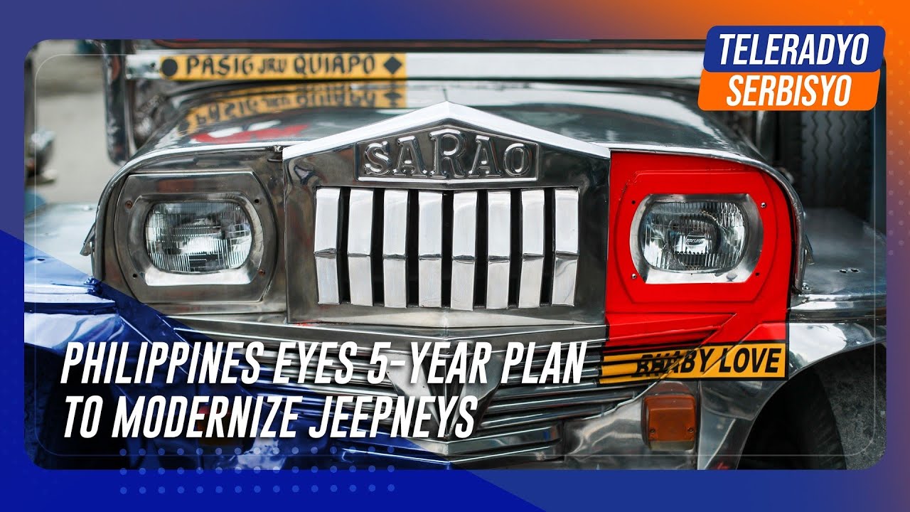 Philippines eyes 5-year plan to modernize jeepneys - YouTube